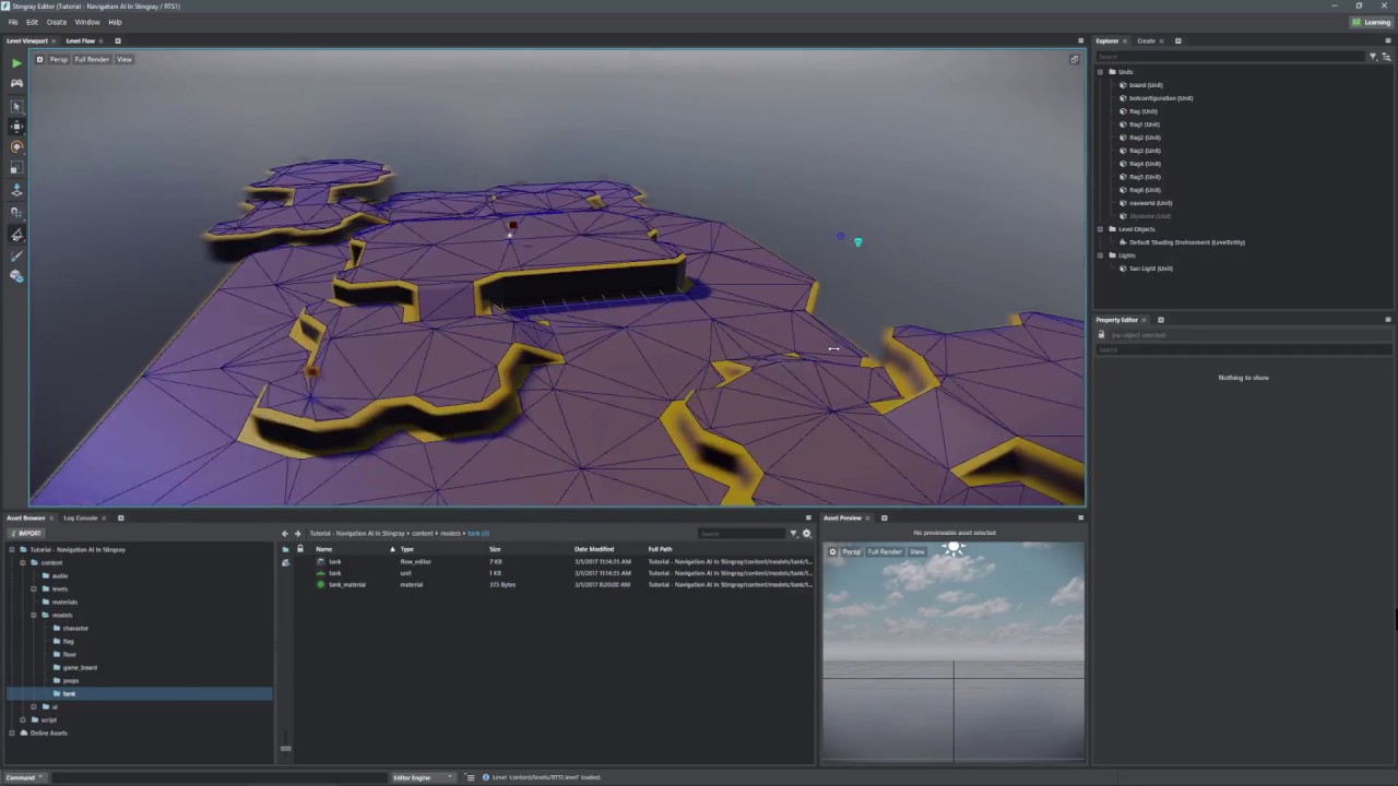 Setting up basic Navigation AI in Stingray: Part 4 - YouTube