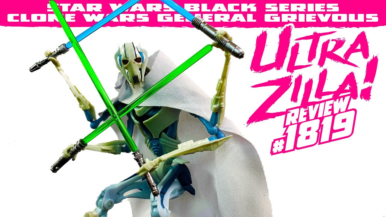 STAR WARS BLACK SERIES CLONE WARS GENERAL GRIEVOUS REVIEW! - YouTube