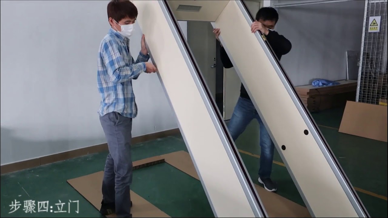 Safeway System: infrared thermometer installation 20200219 - YouTube