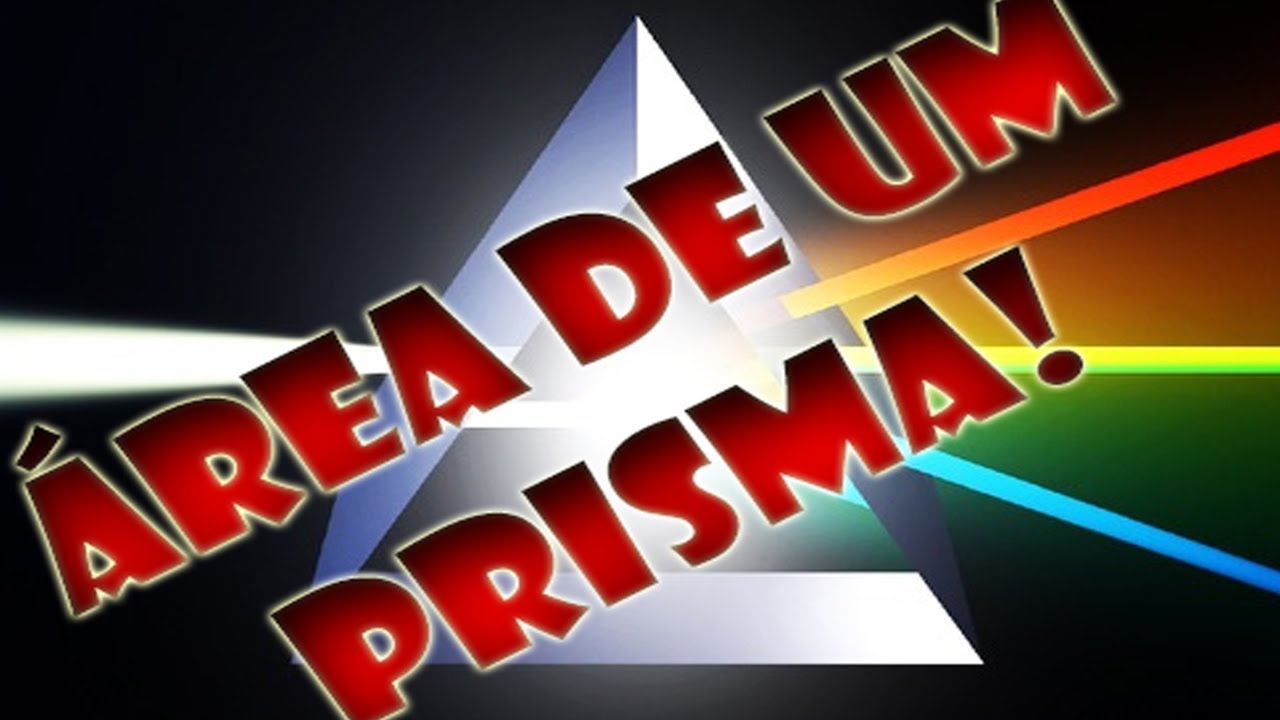 Cálculo de área de um prisma de base triangular! - YouTube