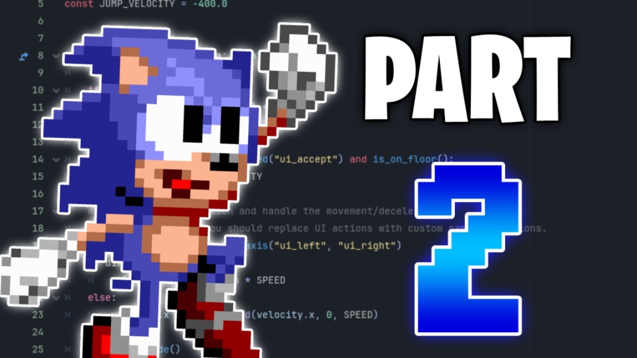 I Made a Sonic Physics Engine - PART 2 [Slopes & Characters] - YouTube