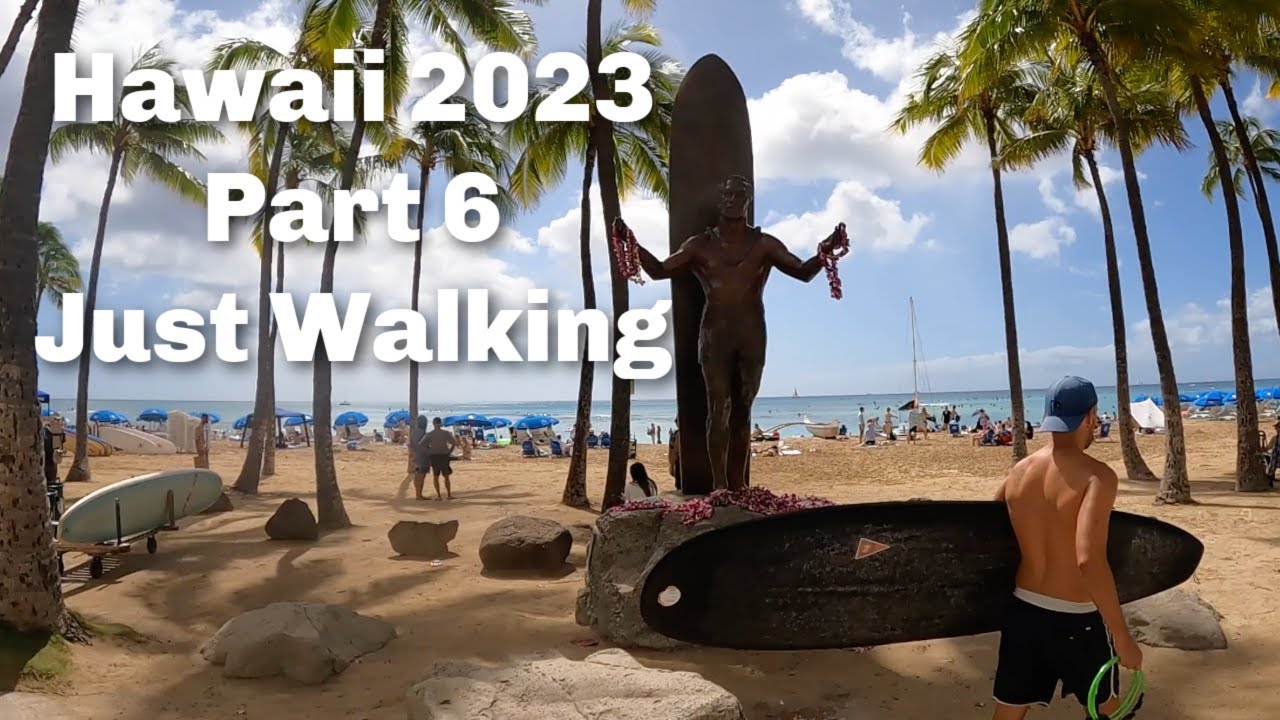 Hawaii Part 6 - Walking Tour Of Waikiki Honolulu Hawaii - YouTube