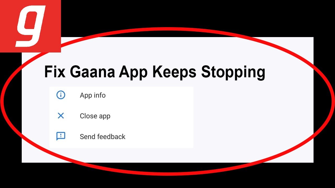 Fix Gaana App Keeps Stopping | Gaana App Crash Issue | Gaana App | PSA 24 - YouTube