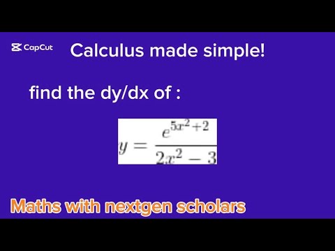 Differentiation Using Quotient and Chain Rule | Exponential Function ...