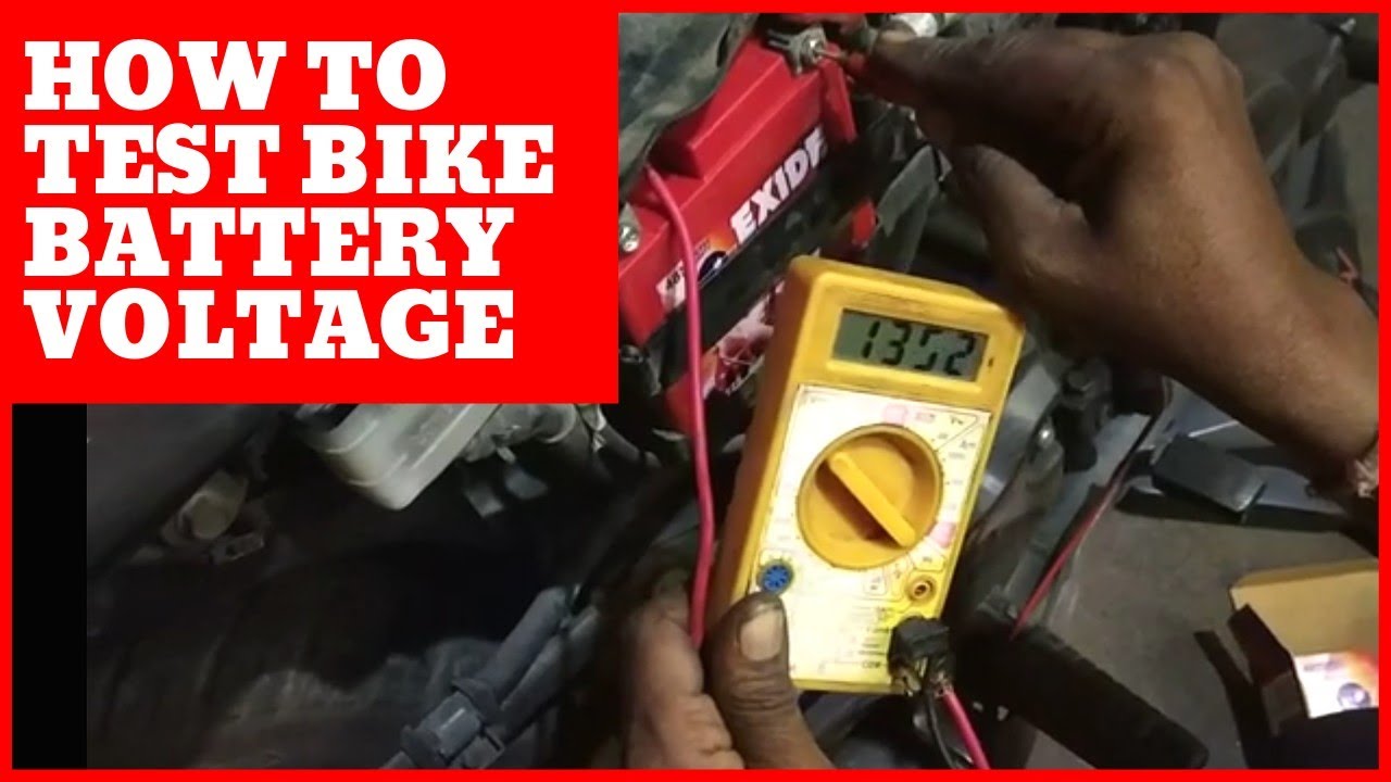 Motorcycle battery testing with Multimeter | Lifenthusiasm - YouTube