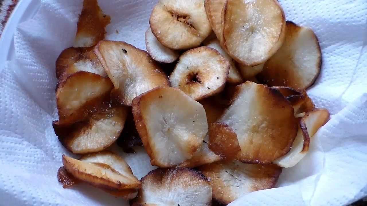 🍠 Vegan Recipe: Manioca Chips ITA | eng description 🍟 - YouTube