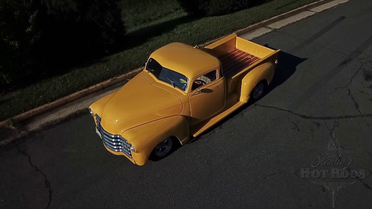 1950 Chevy Chop Top Pickup Gets A New Chassis - YouTube
