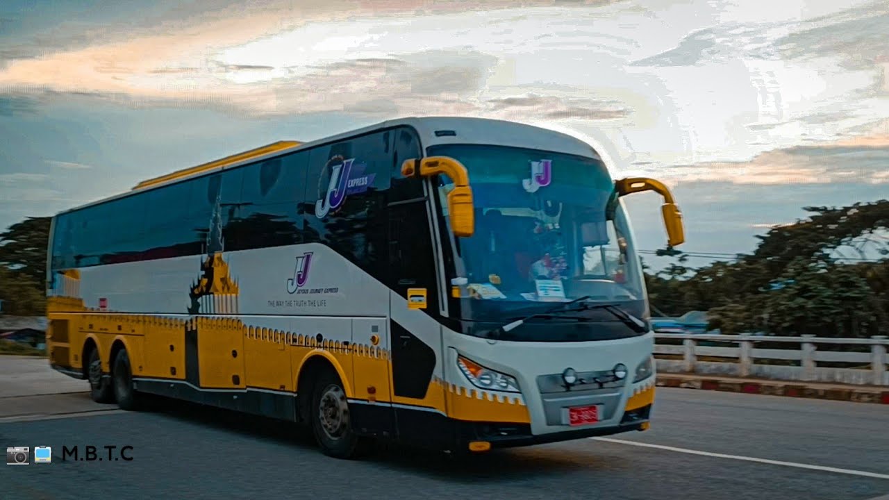 မန်းမြို့တော်ဆီသို ချီတတ်နေတဲ့ JJ-EXPRES Yangon-Mandalay Old Road 15.9. ...