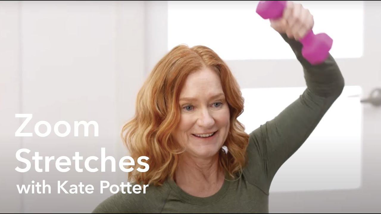 Zoom Stretches with Kate Potter | Chair Yoga Class - YouTube