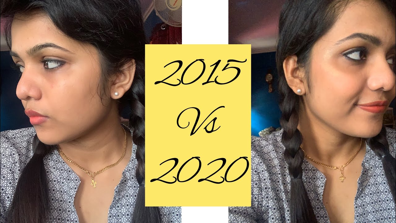 2015 vs 2020 makeup difference #blogger#malayalam#makeup - YouTube