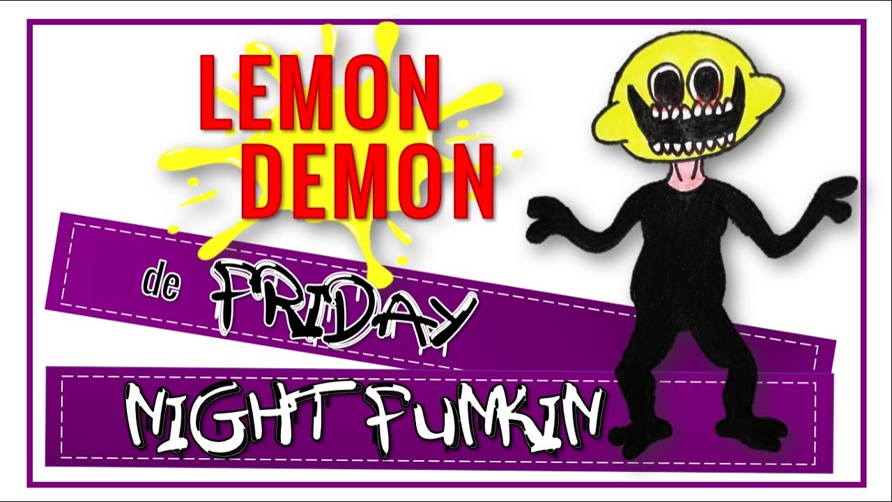 Cómo DIBUJAR a 🍋LEMON DEMON😱 de FRIDAY NIGHT FUNKIN/How to DRAW LEMON ...