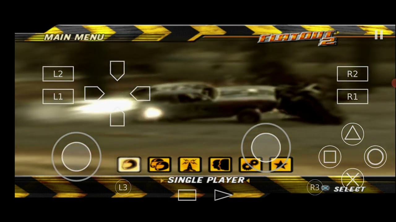 FlatOut 2 (Android PS2) All Soundtrack Main Menu Theme - YouTube