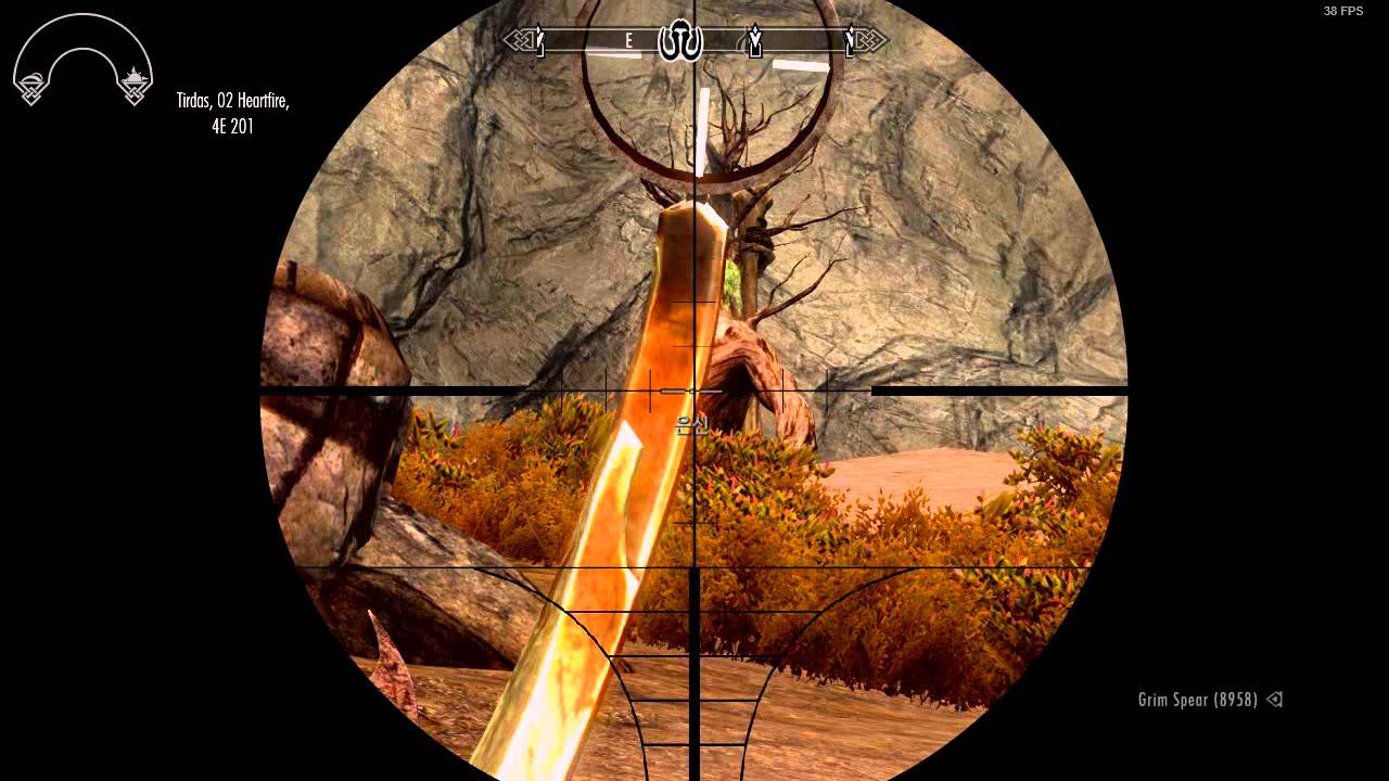 Skyrim Mod - Scope Bow & Bullet, Missile Arrow - YouTube
