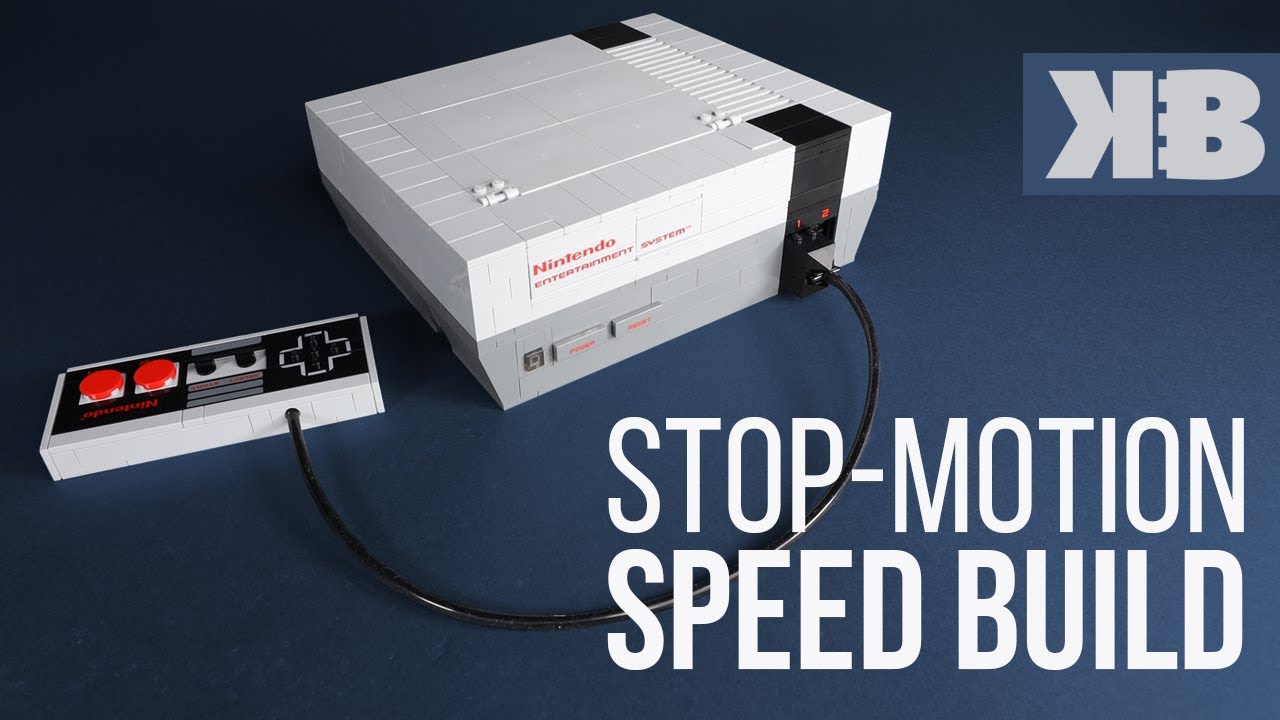 LEGO Nintendo Entertainment System Speed Build - Part 1, The Console ...