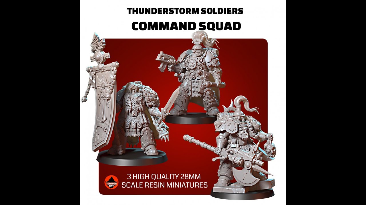 Unboxing Thunderstorm Soldiers Сommand squad - YouTube