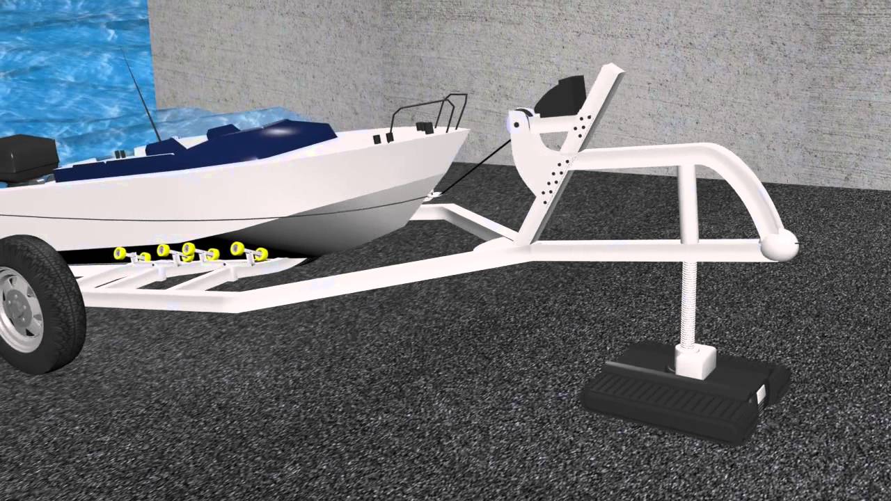 The Marina (AUTOMATIC BOAT LOADING TRAILER) - YouTube