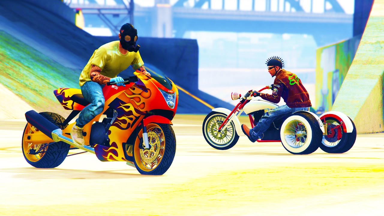 GTA 5: BIKERS DLC MONTAGE !! - YouTube