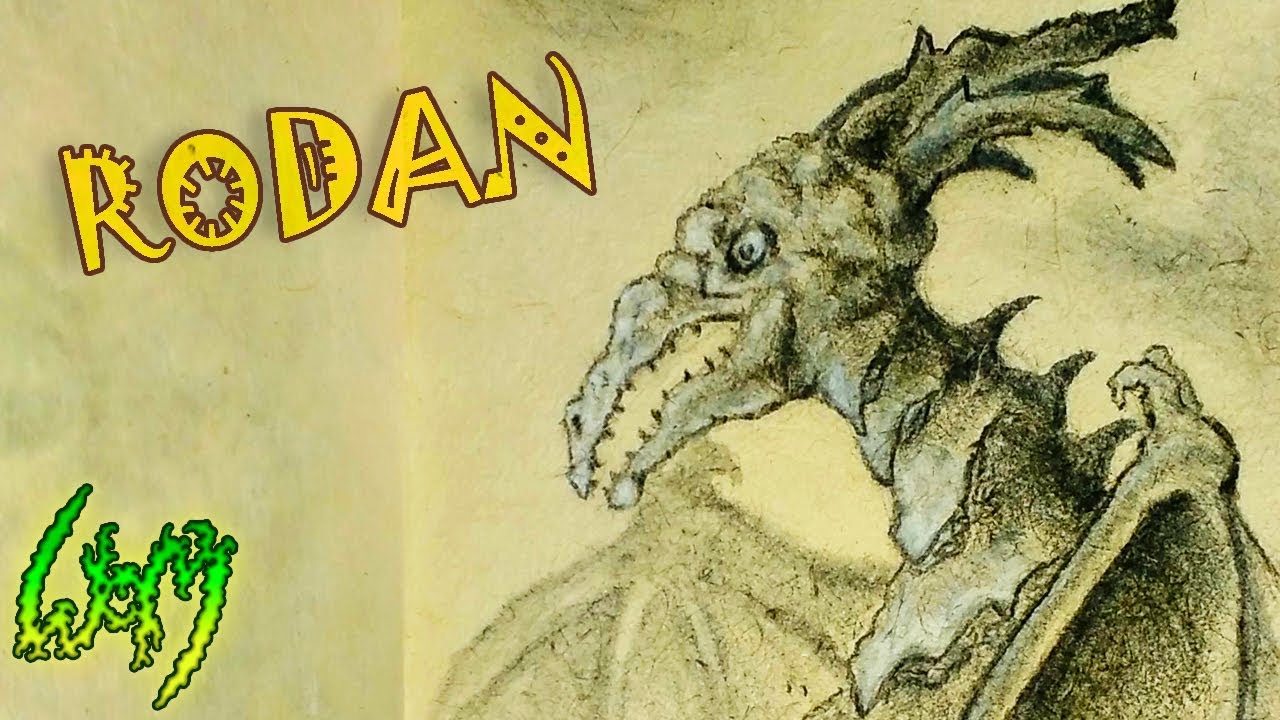 RODAN time lapsed drawing (Speed Sketch) - YouTube