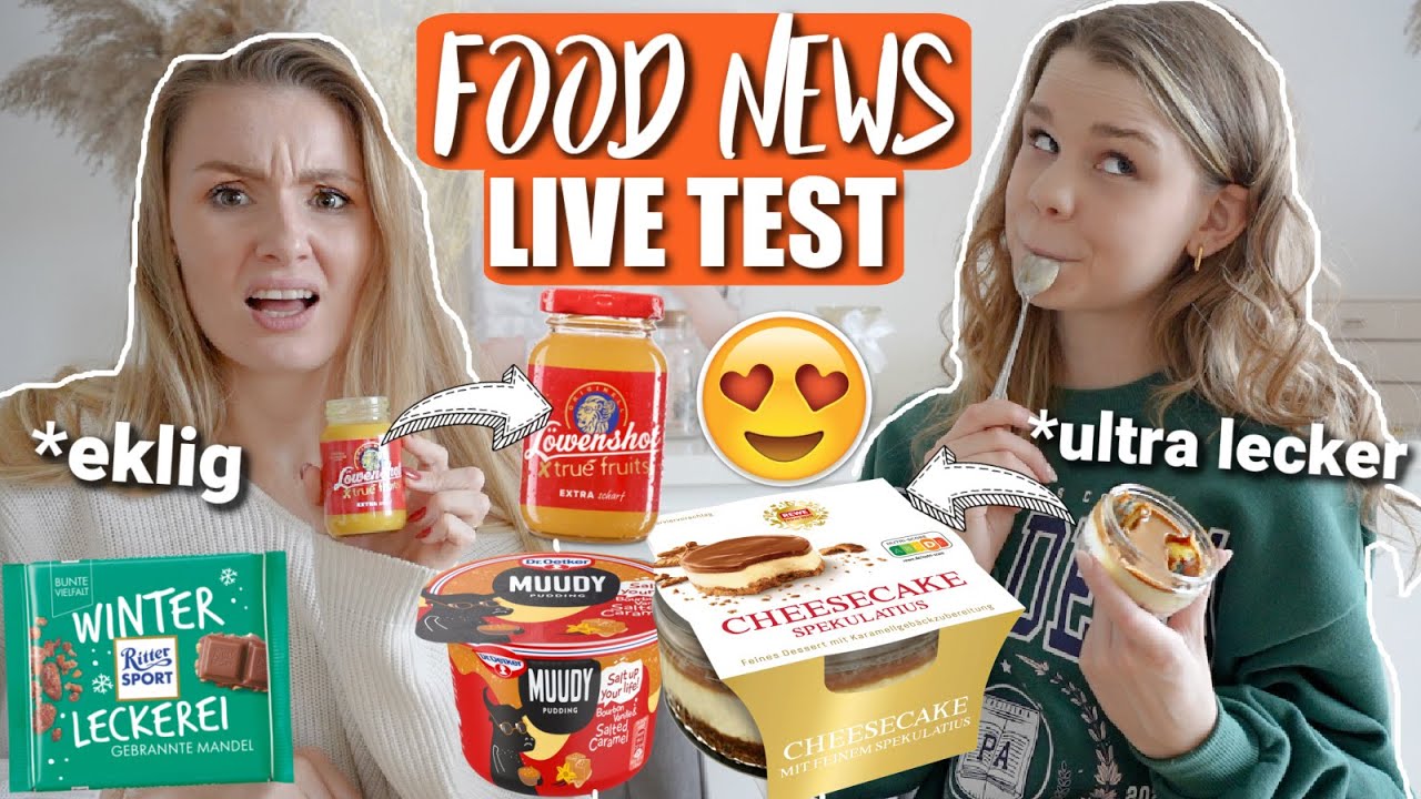 WIRKLICH SO LECKER?😋 LEA & ICH TESTEN DIESE KRASSEN FOOD NEWS! 🍫Senf ...