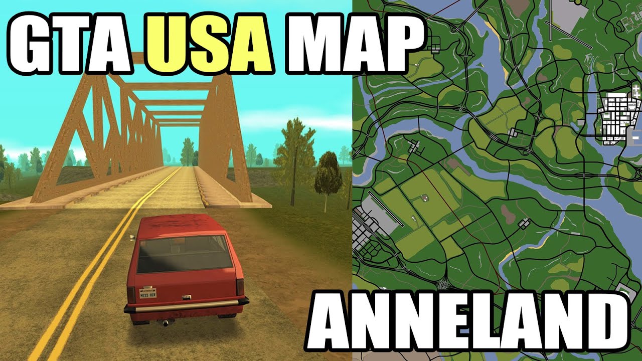 GTA USA Map Progress - Beautiful ANNELAND (United States Mod) | Stars ...