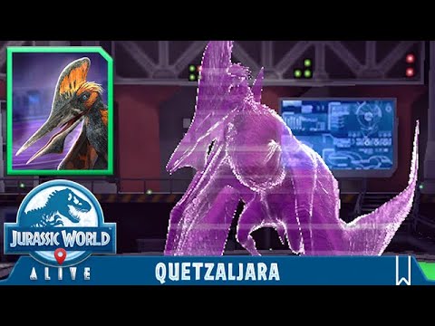 NEW UNQIUE QUETZALJARA HYBRID PREVIEW (JURASSIC WORLD ALIVE) - YouTube