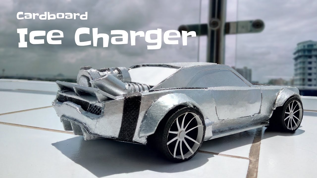 How to Make a Cardboard Ice Charger from fast 8 - YouTube