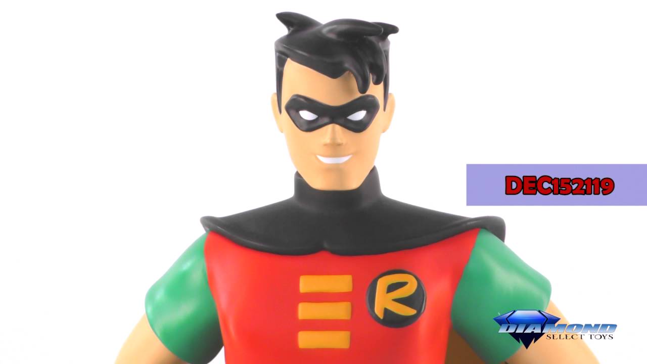 Batman: The Animated Series Robin Resin Bust 360 + Packaging - YouTube