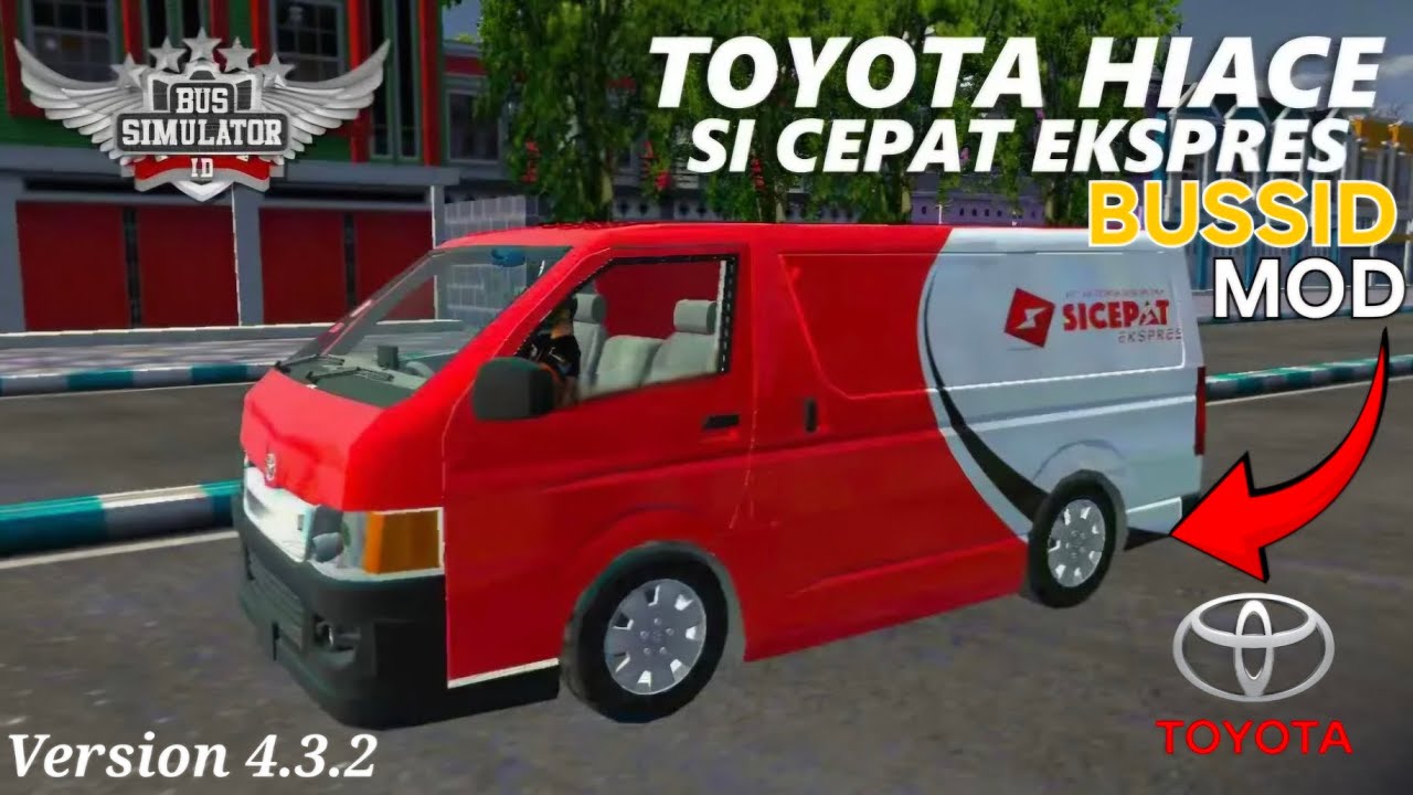 TOYATA HIACE BUSSID MOD FOR BUS SIMULATOR INDONESIA GAMEPLAY VIDEO # ...