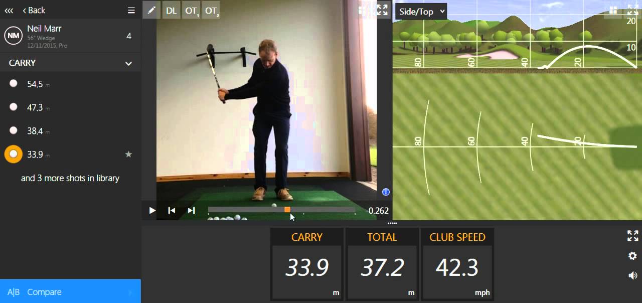 Neil Marr: Trackman Golf Swing Instructional Video - YouTube