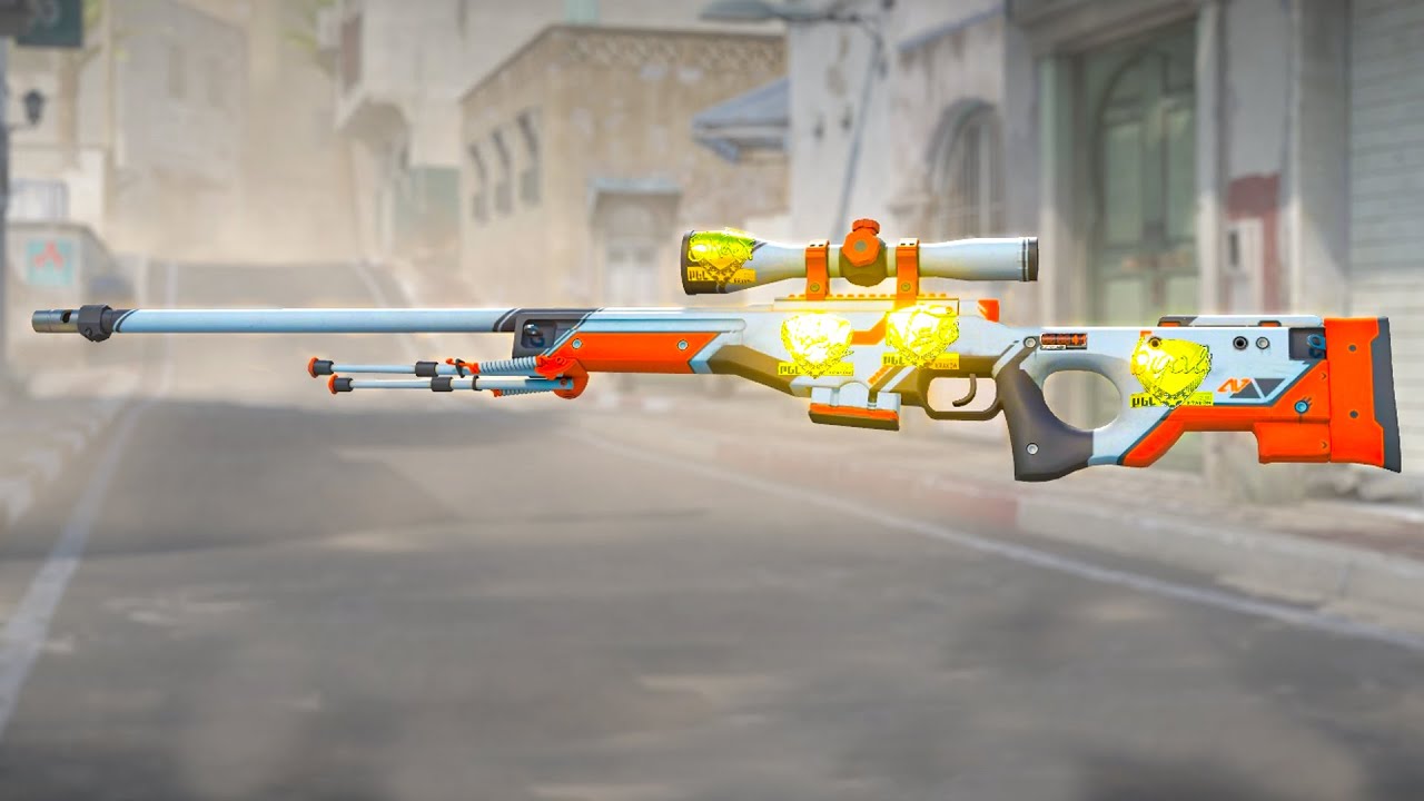 CS2 Updated VIRTUS PRO Gold Krakow Sticker - AWP Asiimov + 4x Gold ...