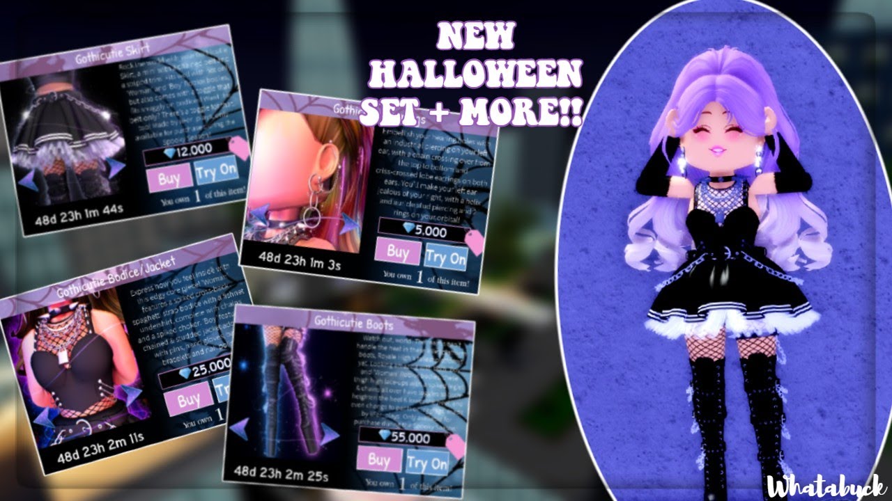 NEW! Halloween Set and MORE!! 🎃 | Royale High Update - YouTube