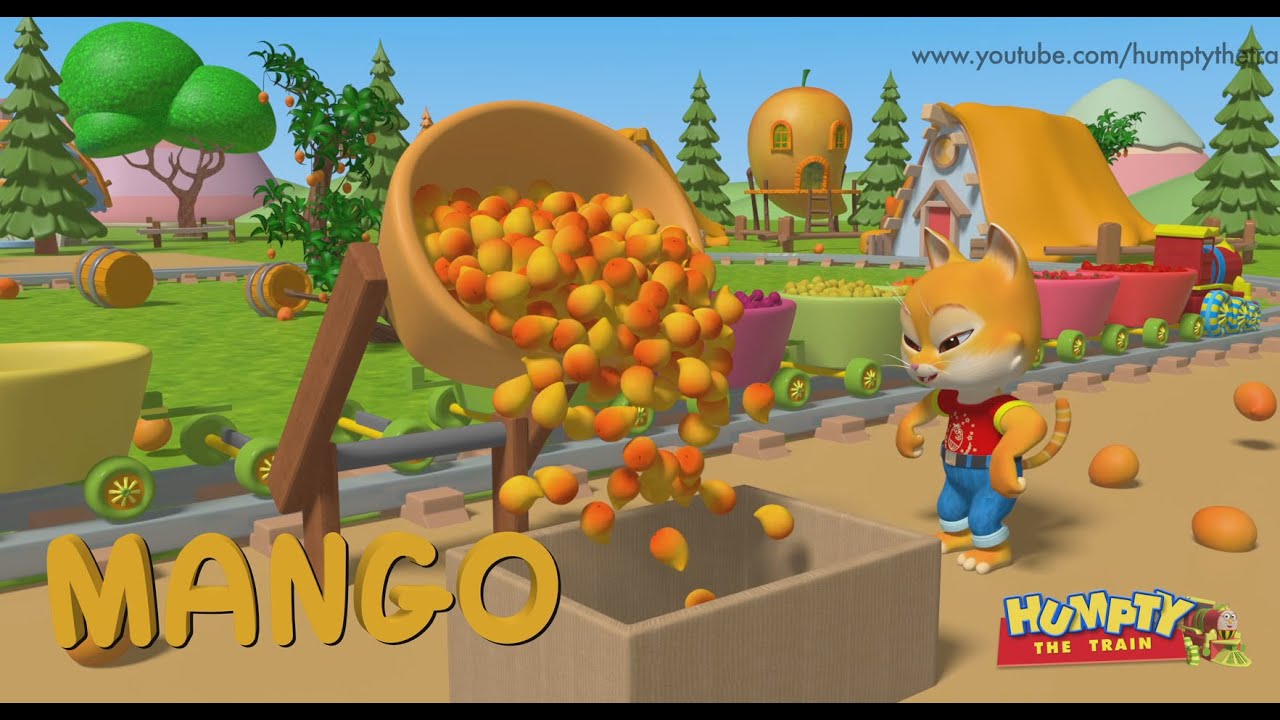 Humpty the Train on a fruits ride with Mangoes | Humpty train fruit ...