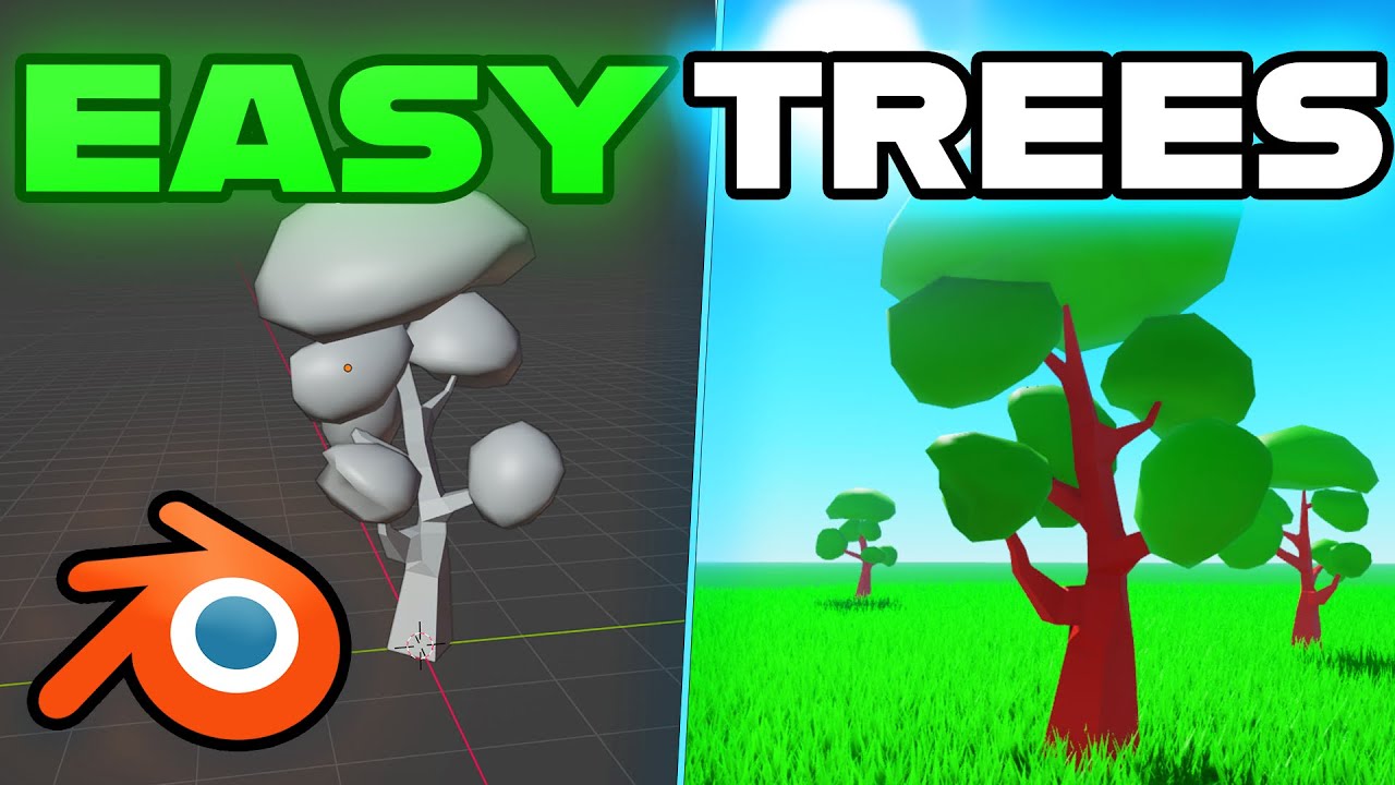Make a GREAT Low Poly Tree in Blender In 2 Minutes! (For Roblox) - YouTube
