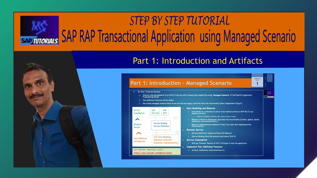 Part 1: SAP RAP Transaction App - Managed Scenario: Introduction - YouTube