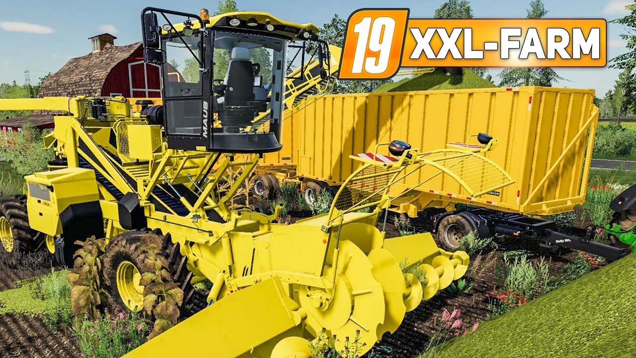 LS19 XXL Farm #25: Ersten MAIS überladen - mit der ROPA Maus ...