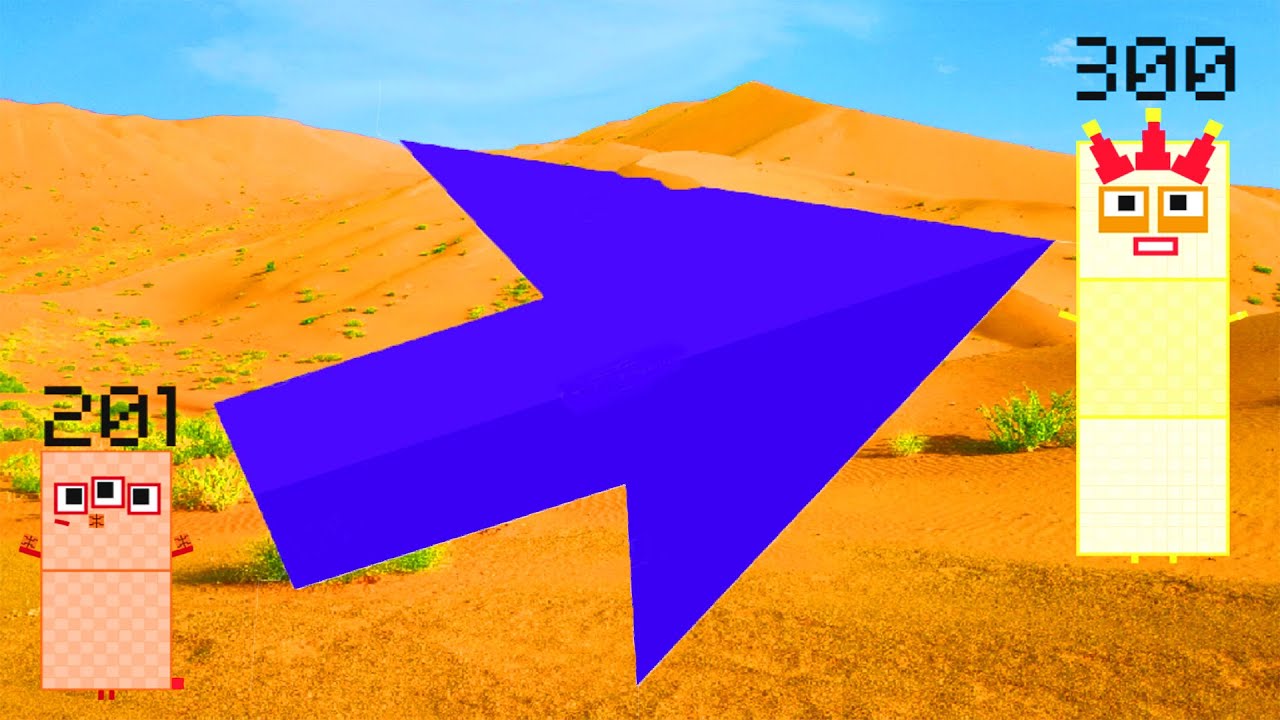 Numberblocks Band Retro 201 to 300 But Style lamGreen 100 - YouTube