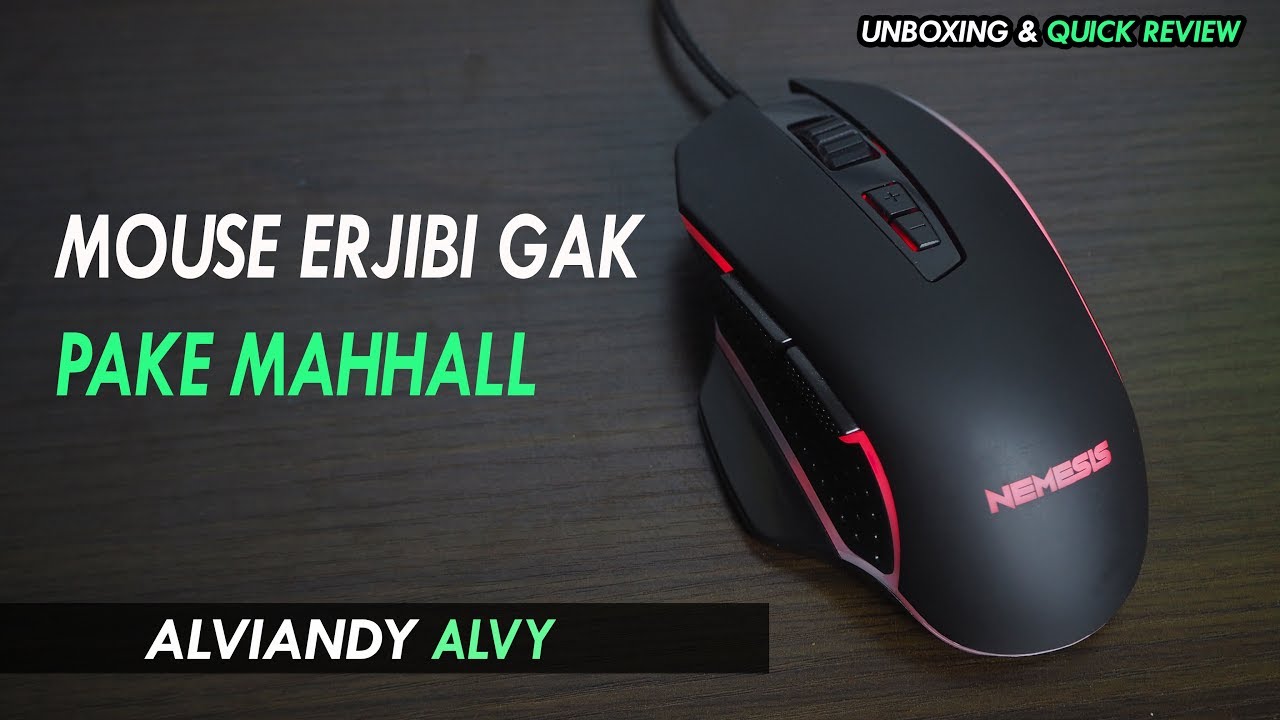 NYK Nemesis HK100 | Mouse Gaming RGB Gak Pake Mahhall - YouTube