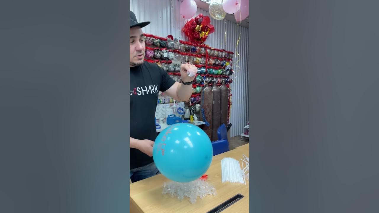 Как насаживать шары на палочку как крепить шарики на палочку как