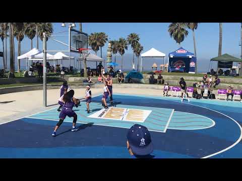 Sophia Yve Dignadice #12 LA Sparks Balln on the Beach - YouTube