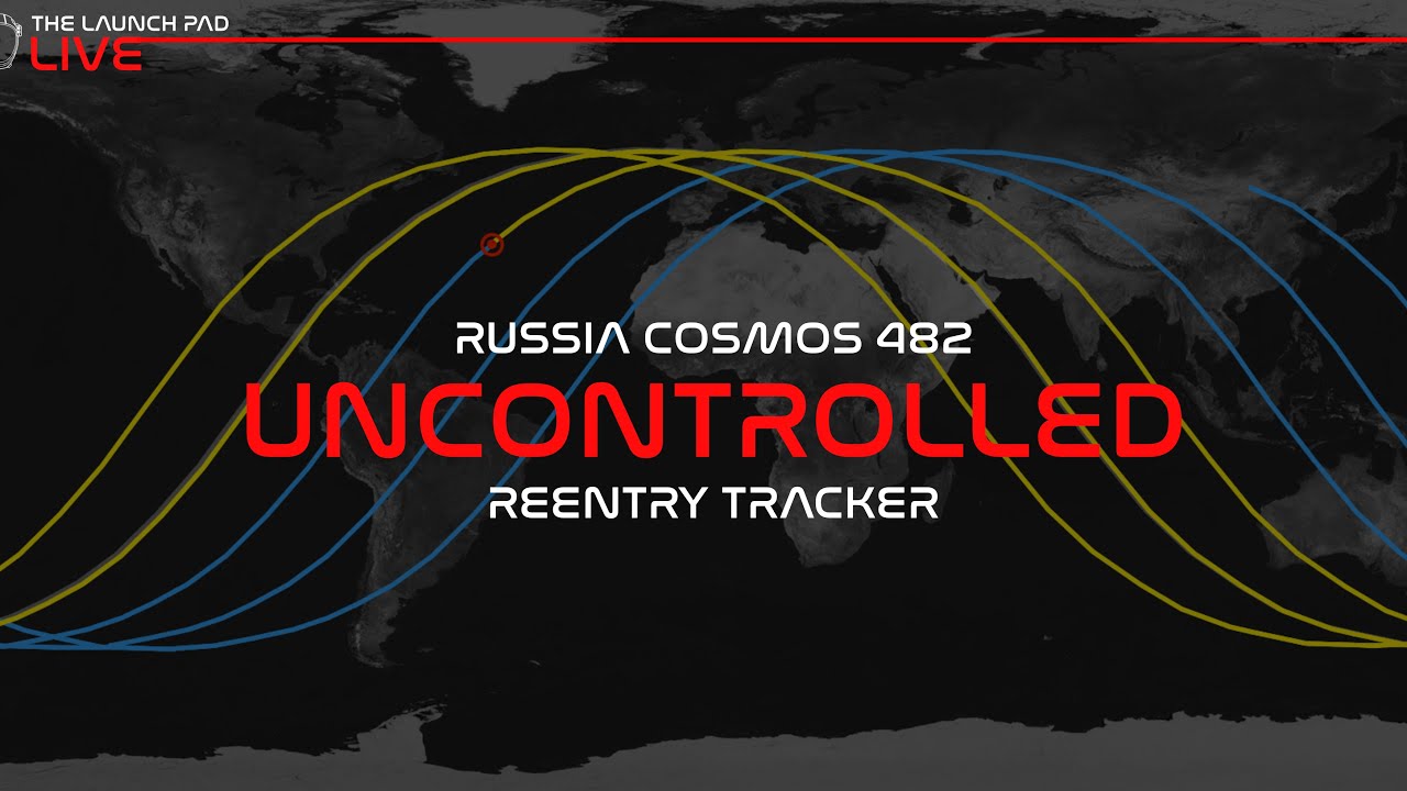 TRACKER! Russia Cosmos 482 Uncontrolled ReEntry - YouTube
