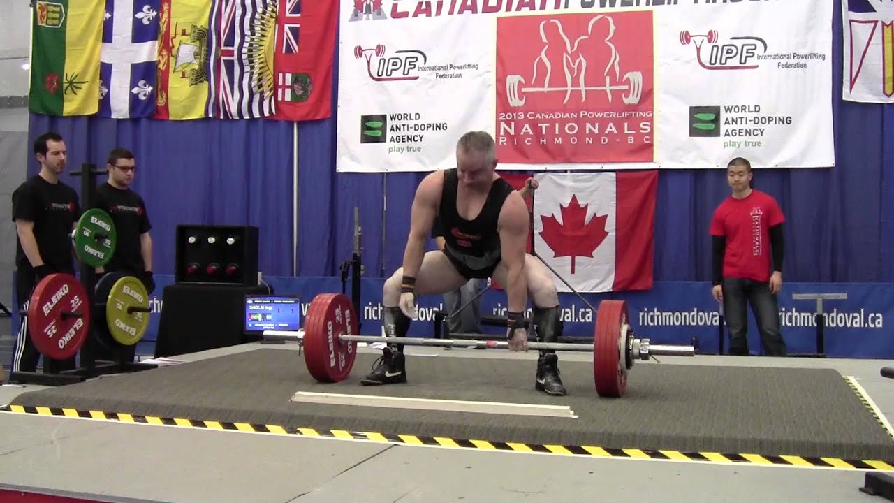 Jason Allard 534 Deadlift Canadian Powerlifting Championships - YouTube