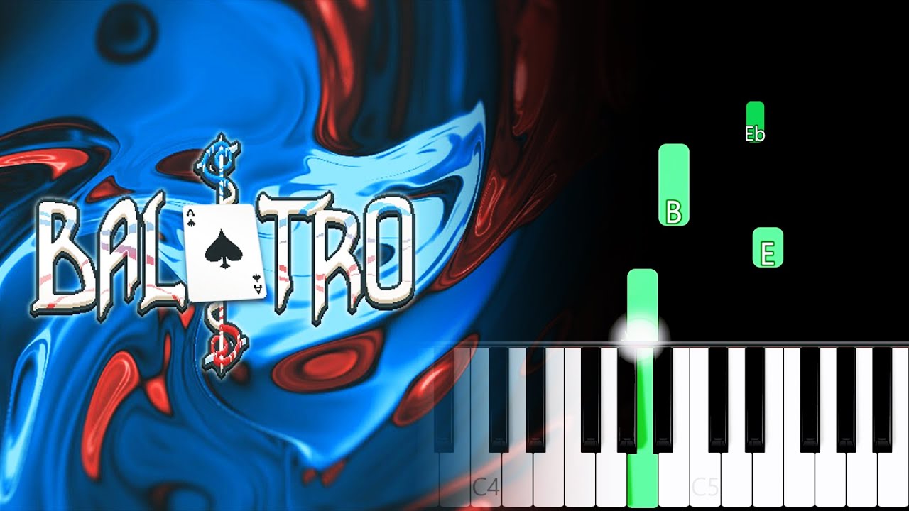 Balatro Theme EASY Piano Tutorial - YouTube