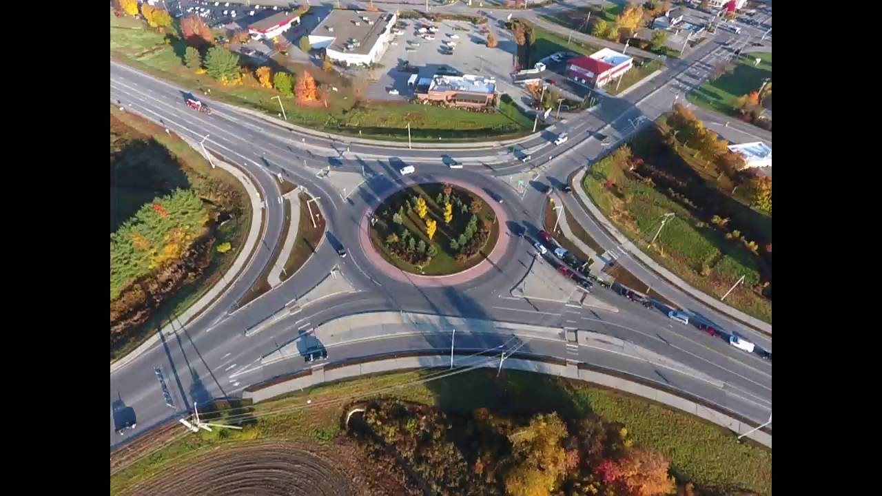 Keene roundabout - YouTube