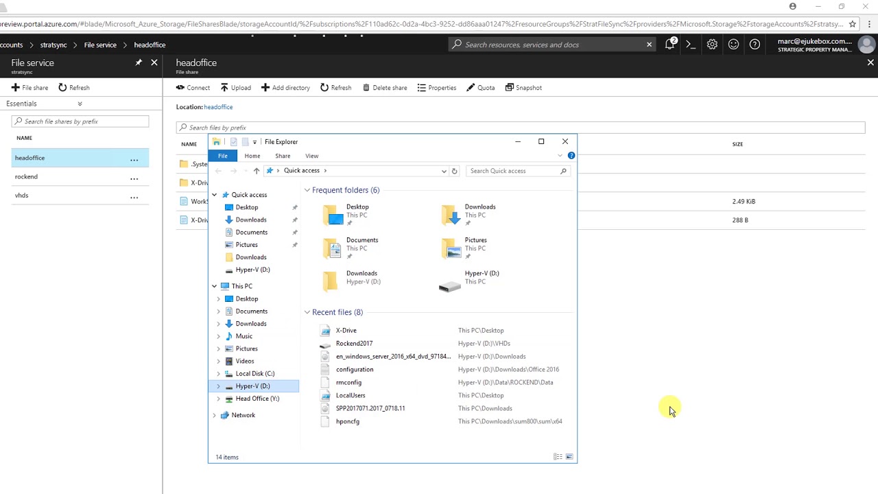 Azure File Sync - the real life demo! - YouTube