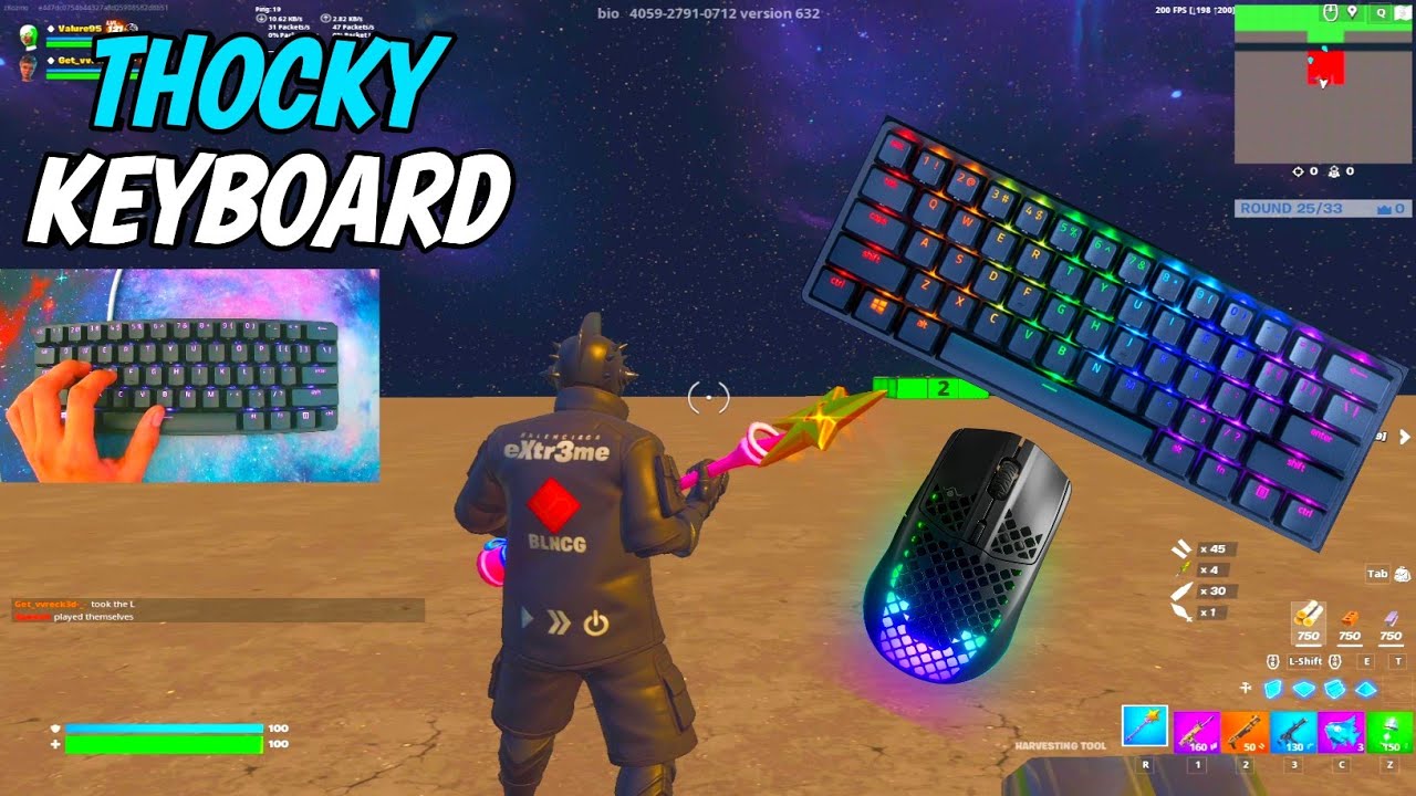 Razer Huntsman Mini ASMR 🤩 Brown Switches Crunchy Keyboard Fortnite ...