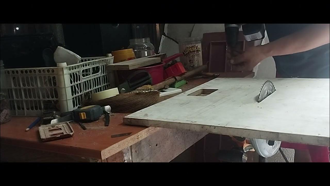 table saw set up - YouTube