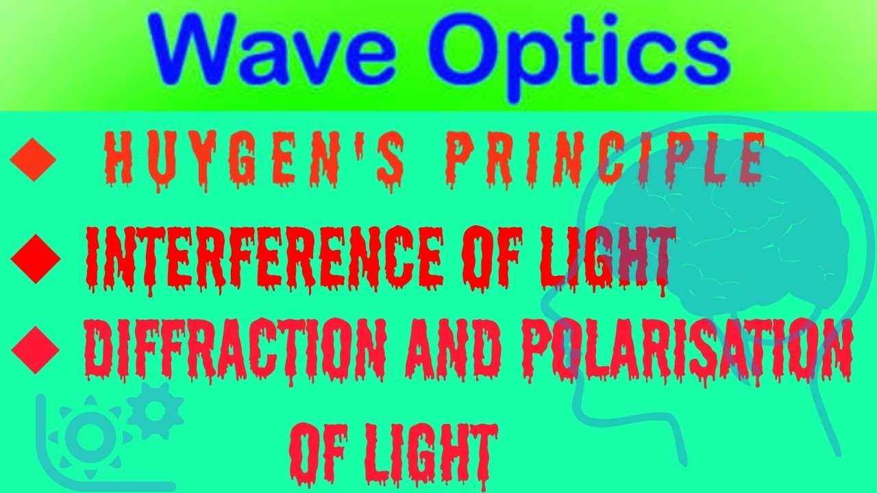 Physics Class 12 | Wave Optics CBSE board Notes... - YouTube
