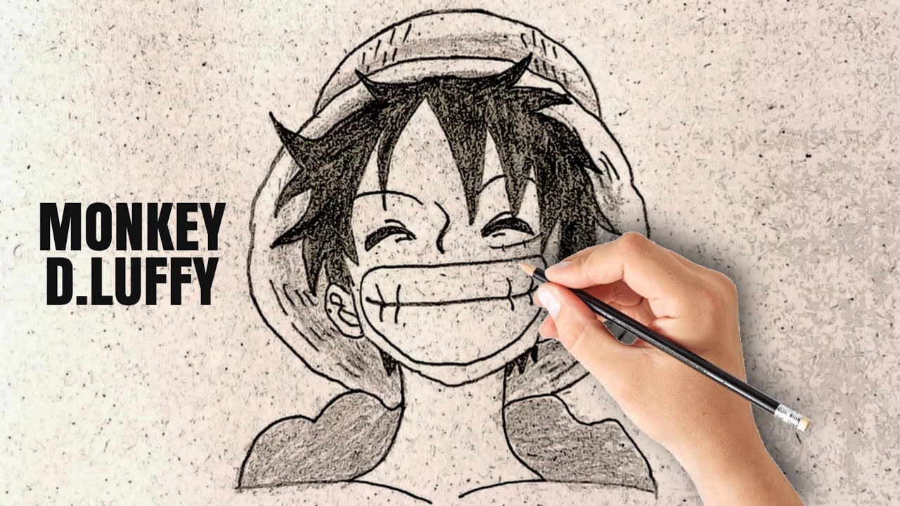 Sketching the Pirate King: Monkey D. Luffy’s Journey in Art! | Outline ...