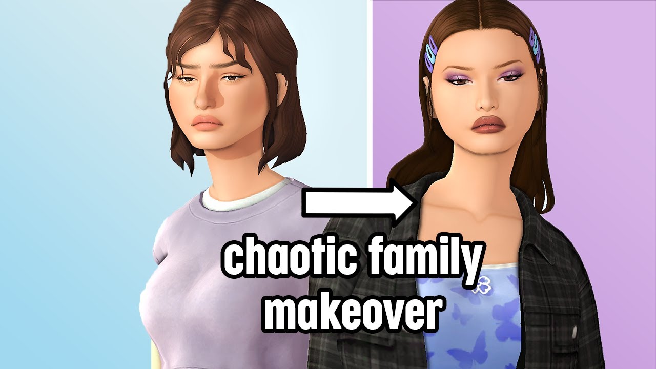 Giving My Most Chaotic Family A Makeover💅(The Sims 4) - YouTube