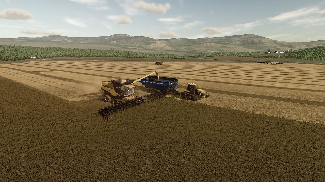 Poradnik jak ustawić Course Play i Auto Drive przy żniwach Farming ...